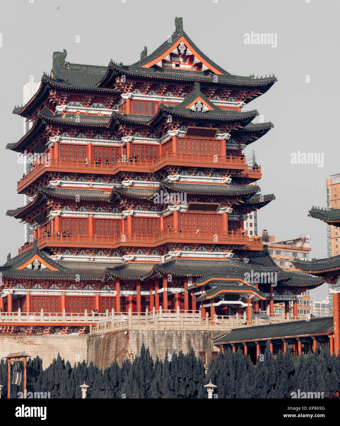 Pavilion Of Prince Teng Against Sky in Nanchang,China Stock Photo - Alamy