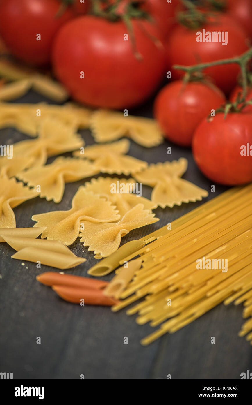 food background with pasta Stock Photo - Alamy