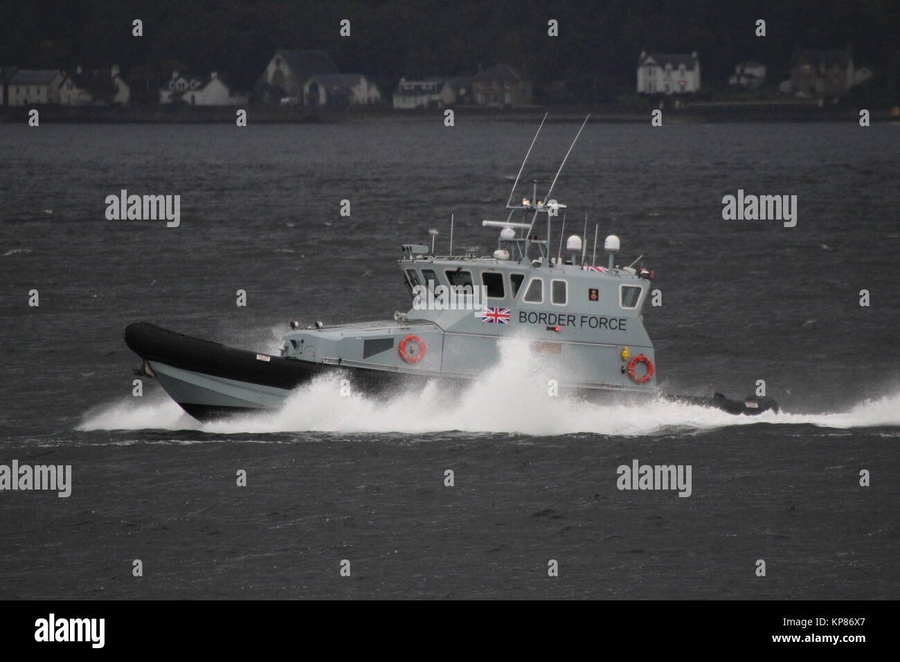 HMC Active, a 20 metre coastal patrol vessel operated by the UK Border ...