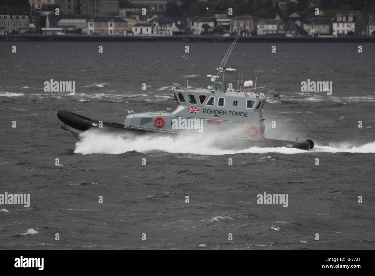 HMC Active, a 20 metre coastal patrol vessel operated by the UK Border ...