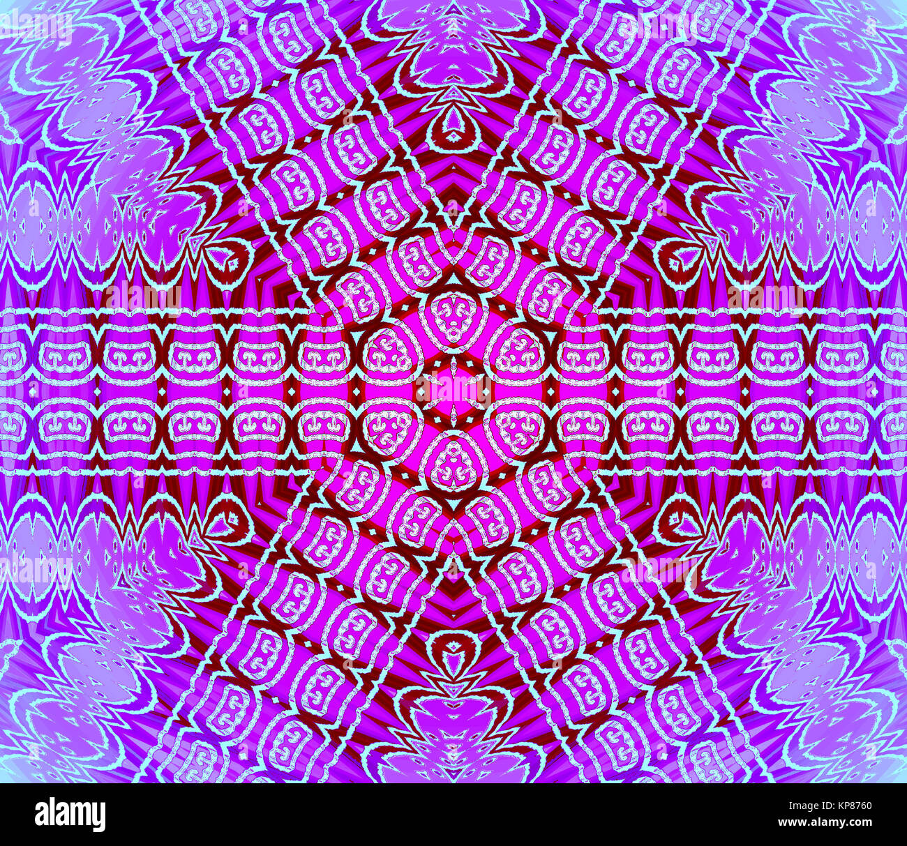 Abstract geometric background, seamless hexagon pattern in violet and ...
