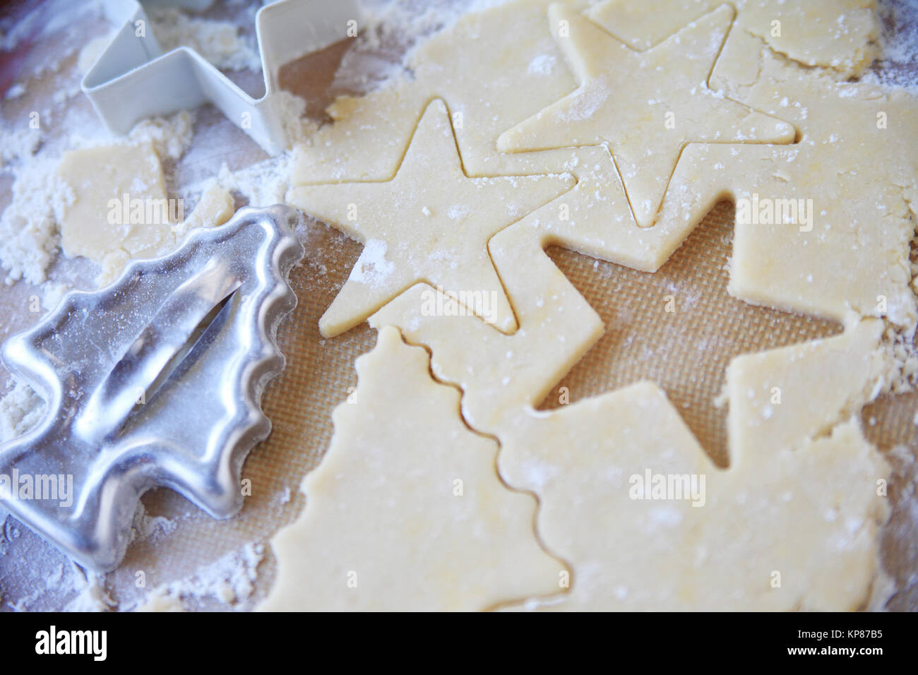 Christmas sugar cookie shapes Stock Photo - Alamy