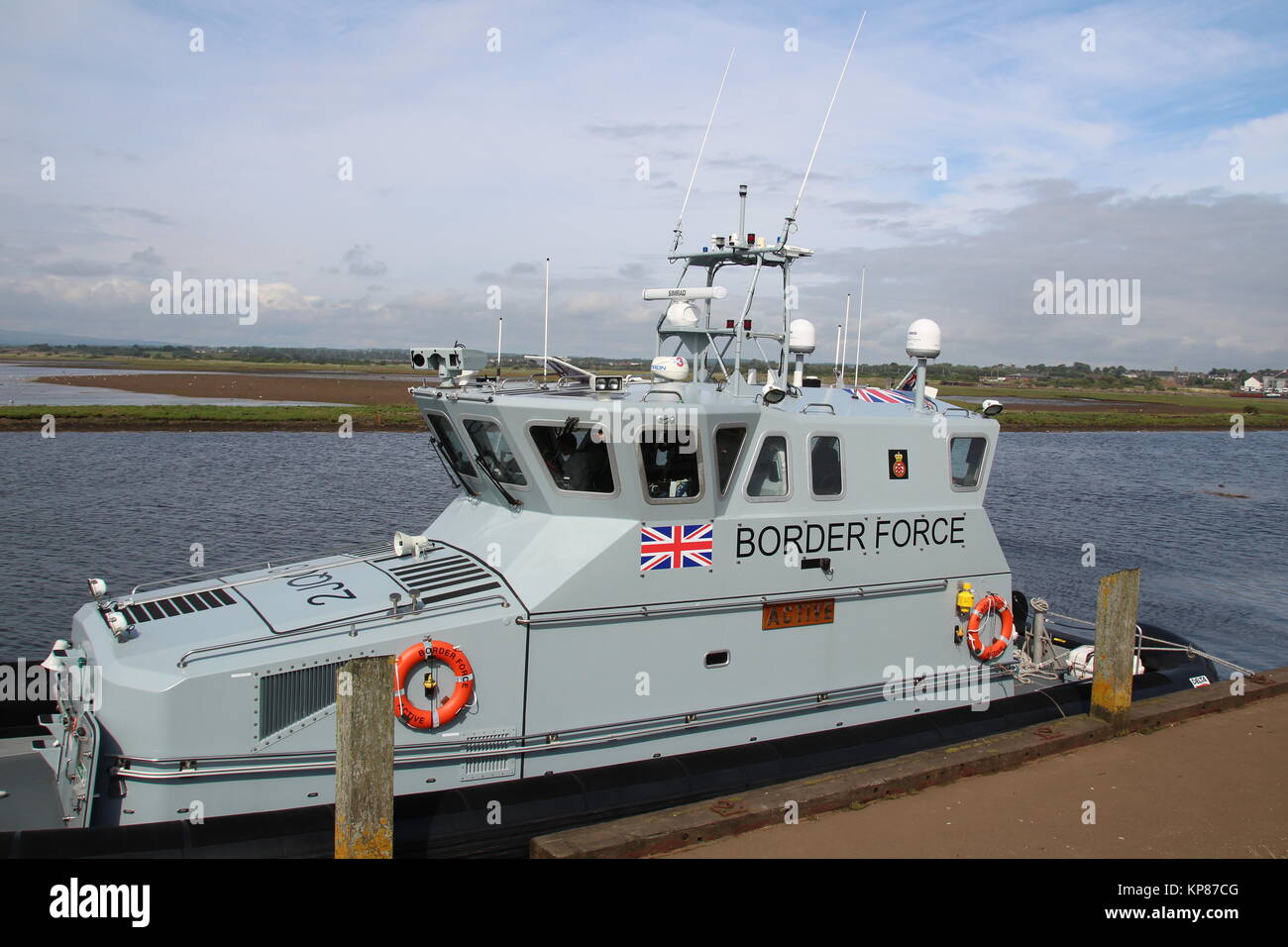 HMC Active, a 20 metre coastal patrol vessel operated by the UK Border ...
