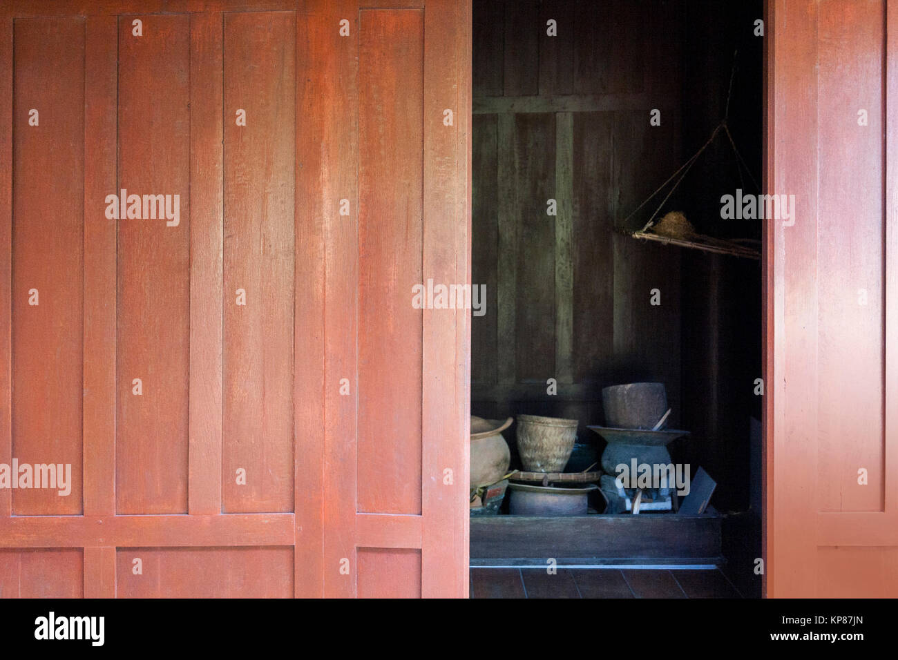 Ancient Southeast Asian kitchen Stock Photo - Alamy
