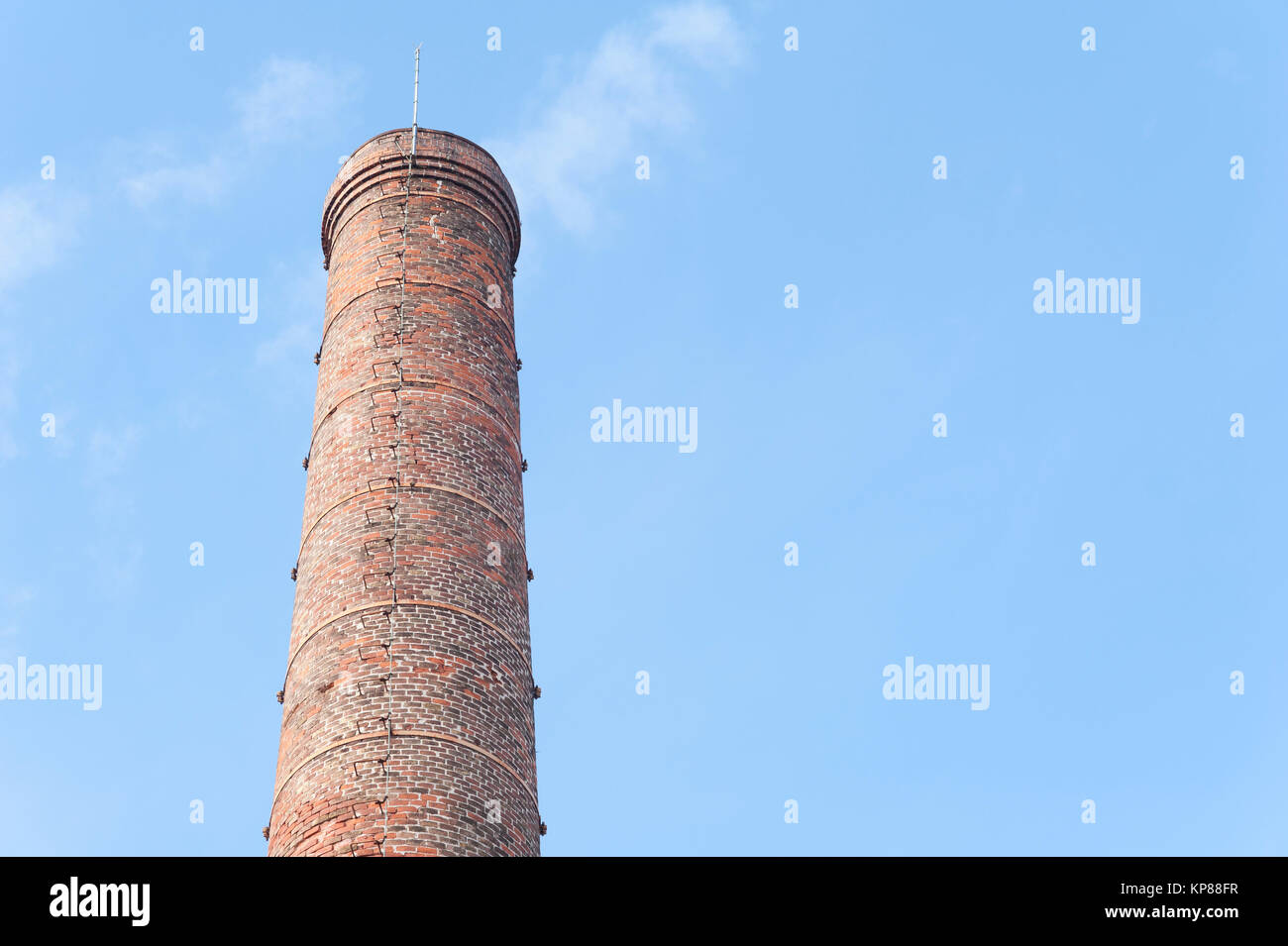 Smokestack of an old abandoned industrial complex Stock Photo - Alamy