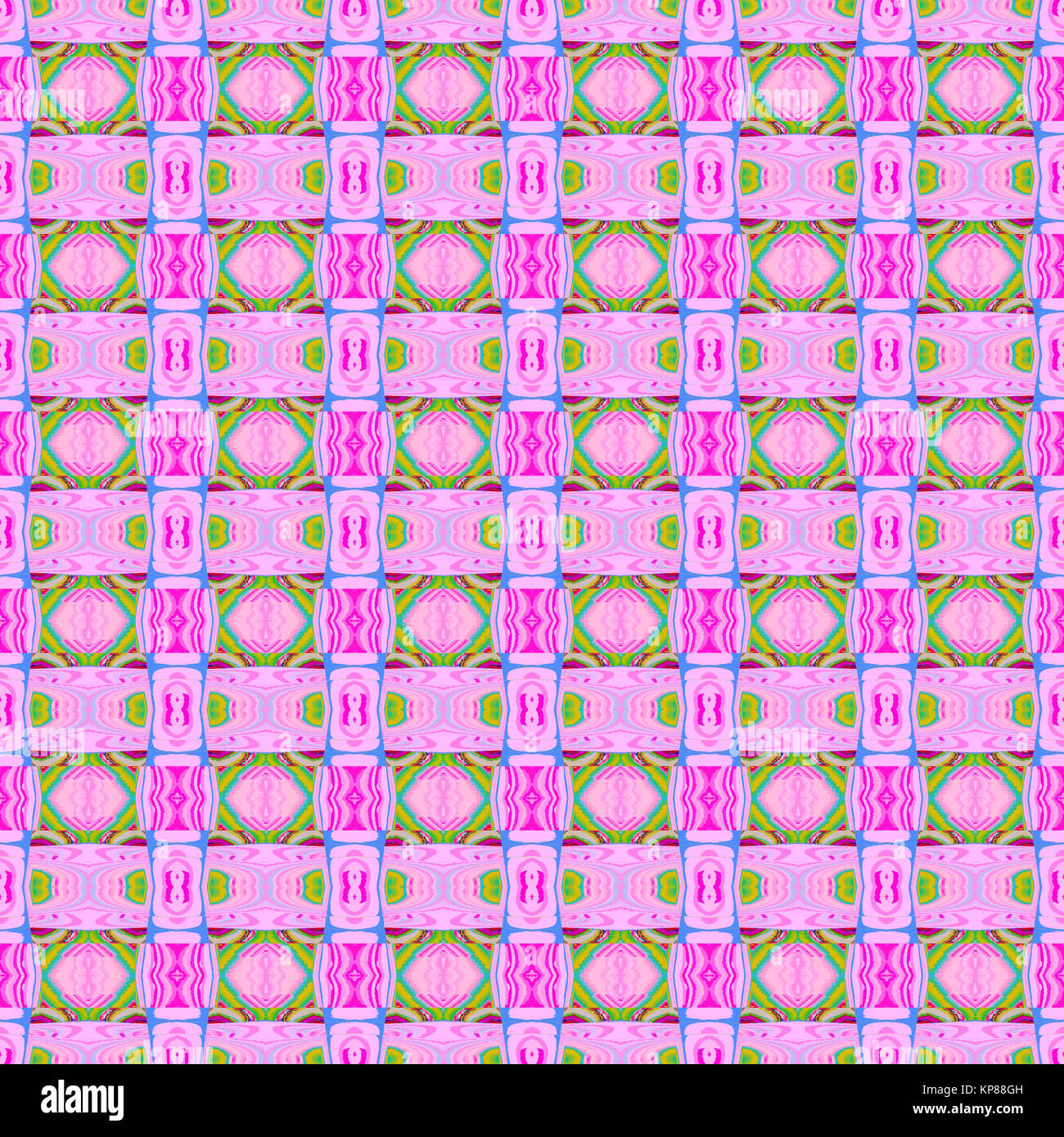 Seamless diamond pattern in pink violet shades with green and blue ...