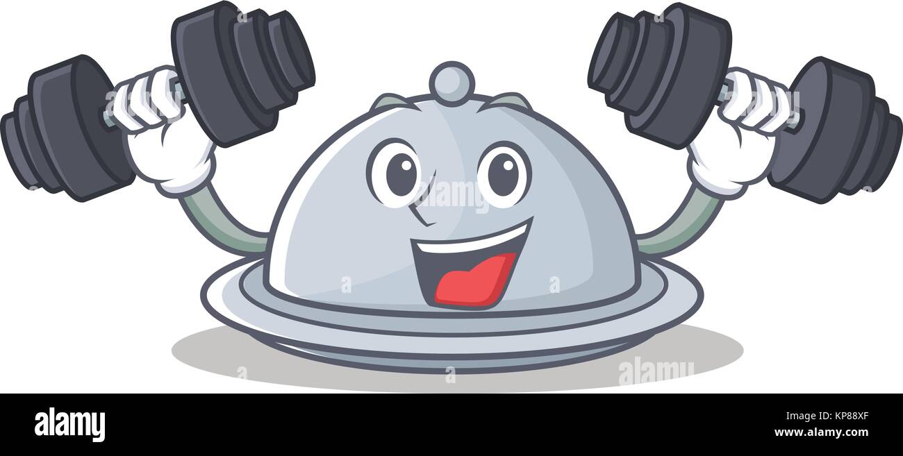 Fitness tray character cartoon style Stock Vector Image & Art - Alamy