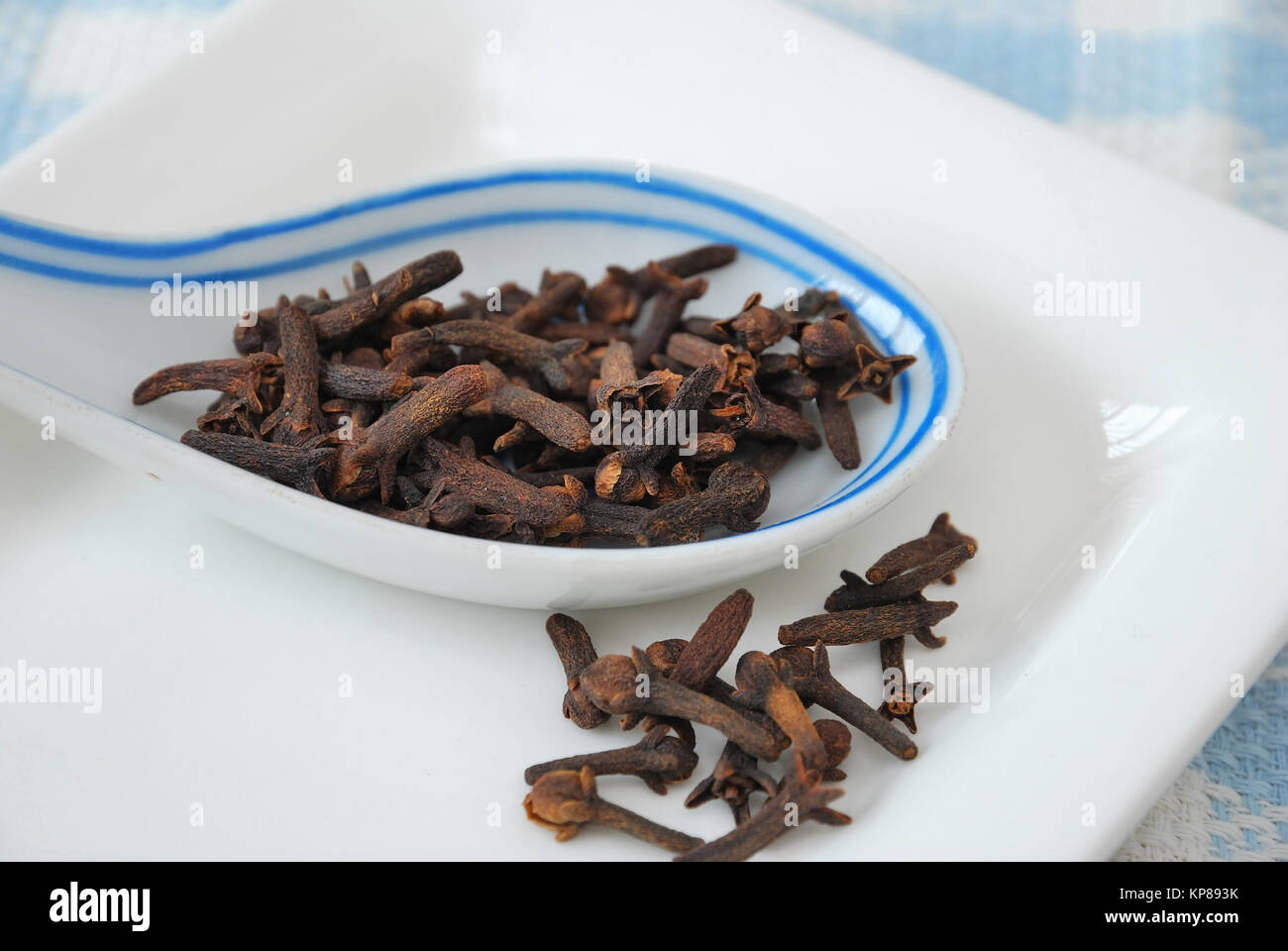 Closeup of cloves, a spice used as seasoning in cooking. Concepts such ...