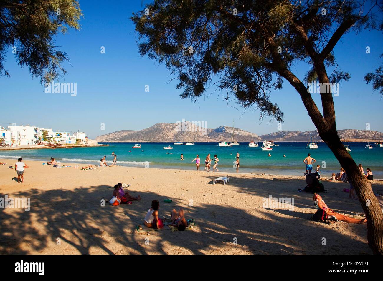 Beach Scene Greek Islands High Resolution Stock Photography and Images ...