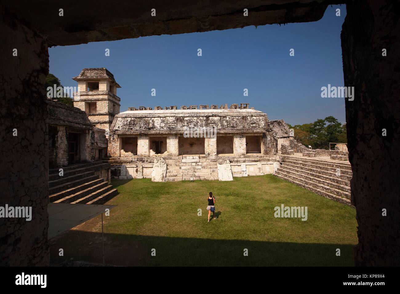 Palace of palenque hi-res stock photography and images - Alamy