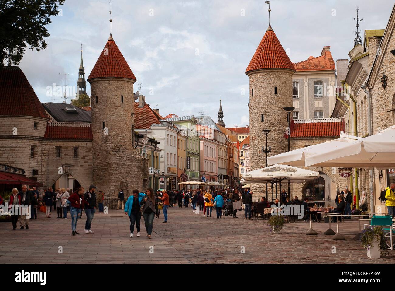 Tallinn viru gate hi-res stock photography and images - Alamy