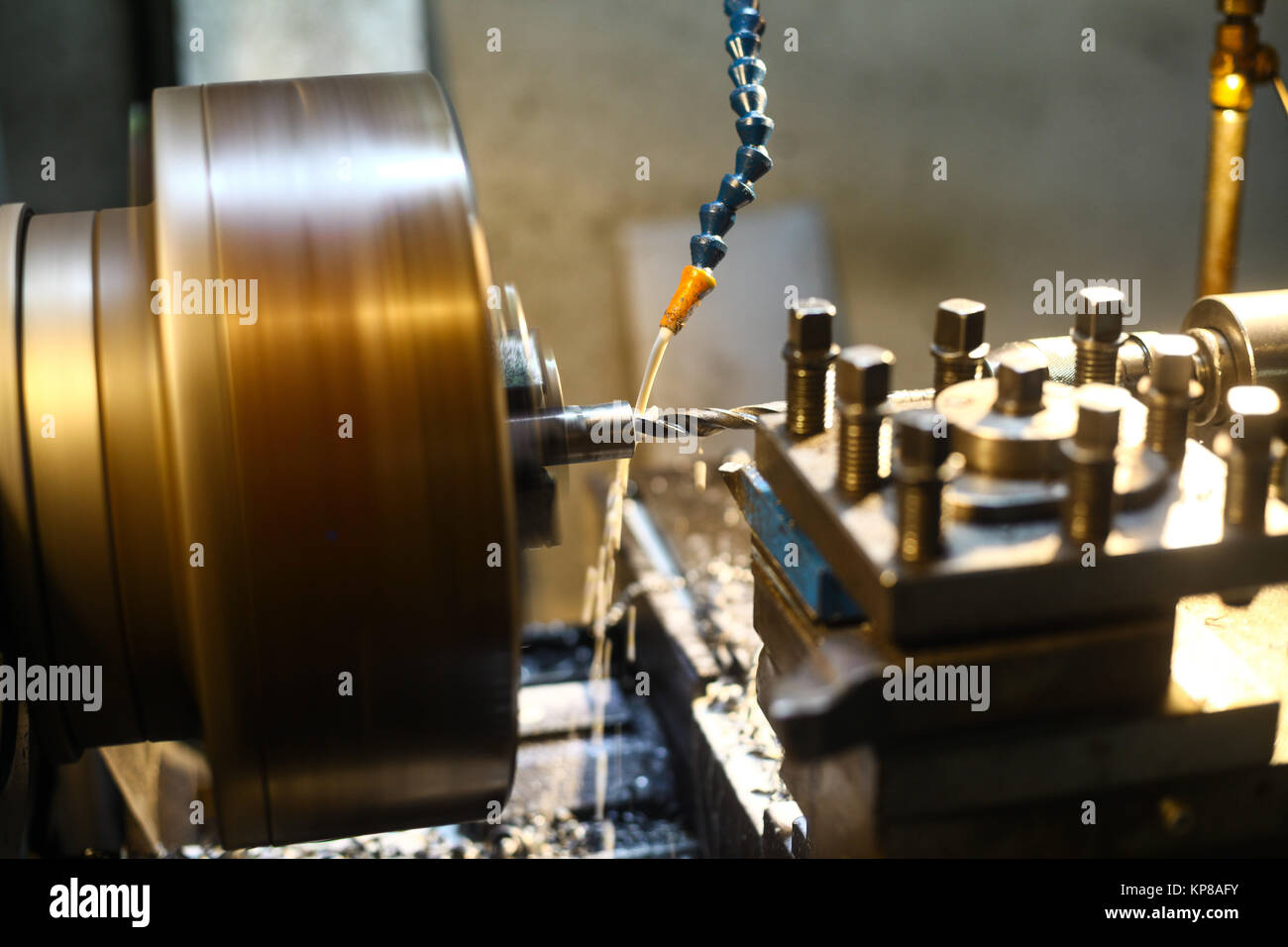 Color image of a lathe Stock Photo - Alamy