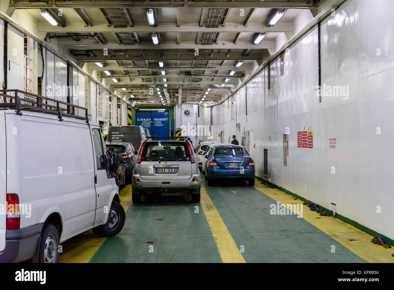 Car ferry inside hi-res stock photography and images - Alamy