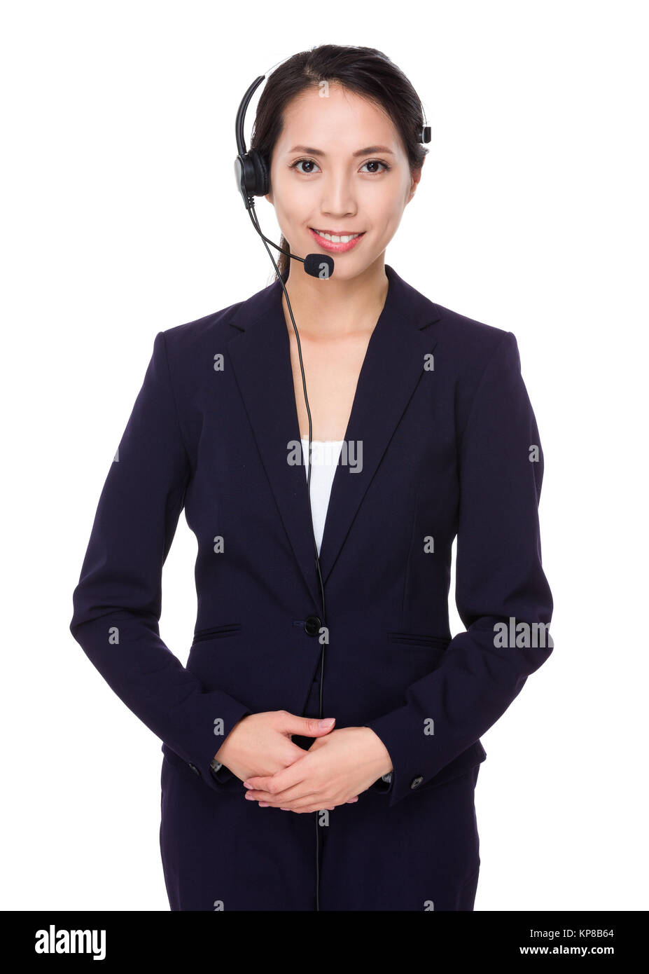 Customer services officer Stock Photo - Alamy