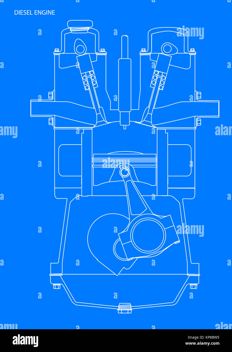 Diesel engine cutaway hi-res stock photography and images - Alamy