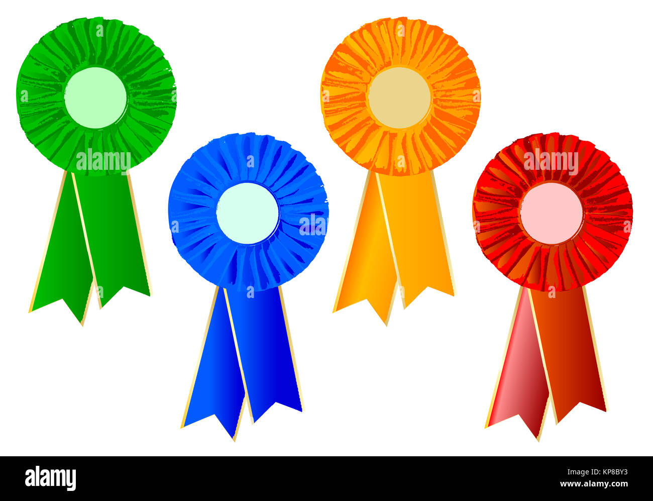 Rosette Image Cut Out Stock Images & Pictures - Alamy