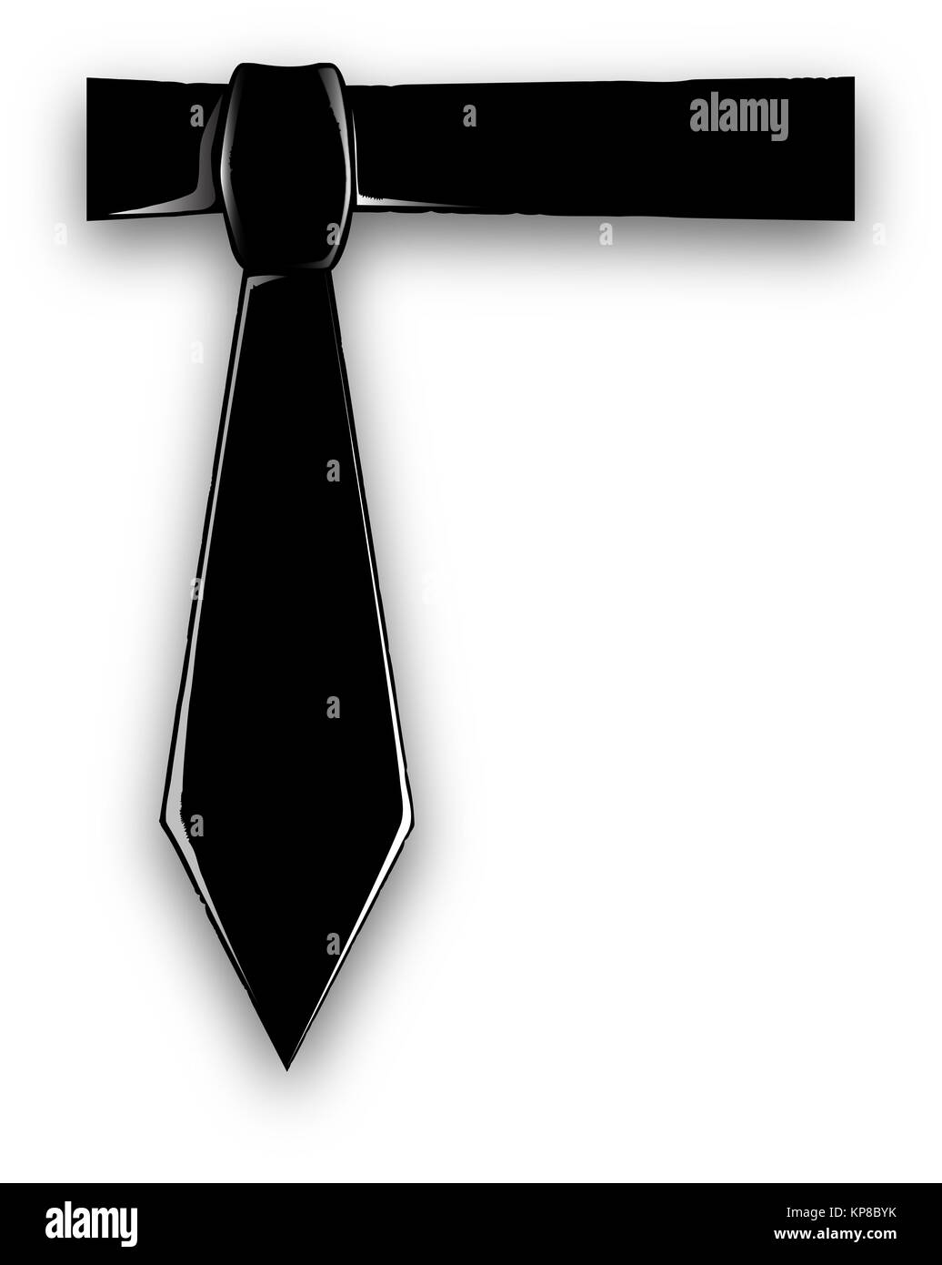 Windsor knot tie Black and White Stock Photos & Images - Alamy