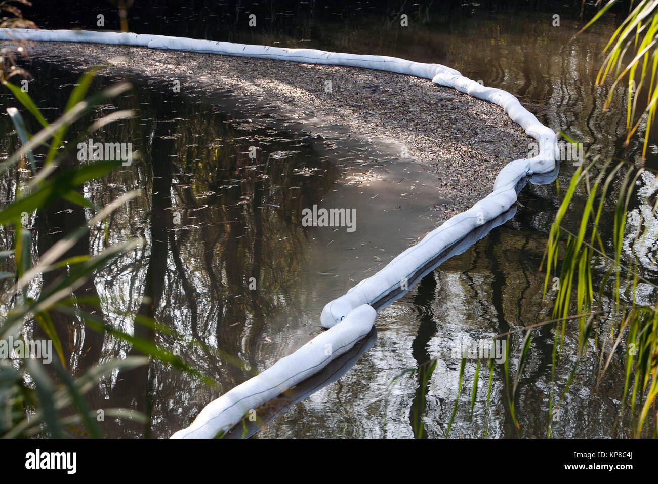 Floating filter curtain Stock Photo - Alamy