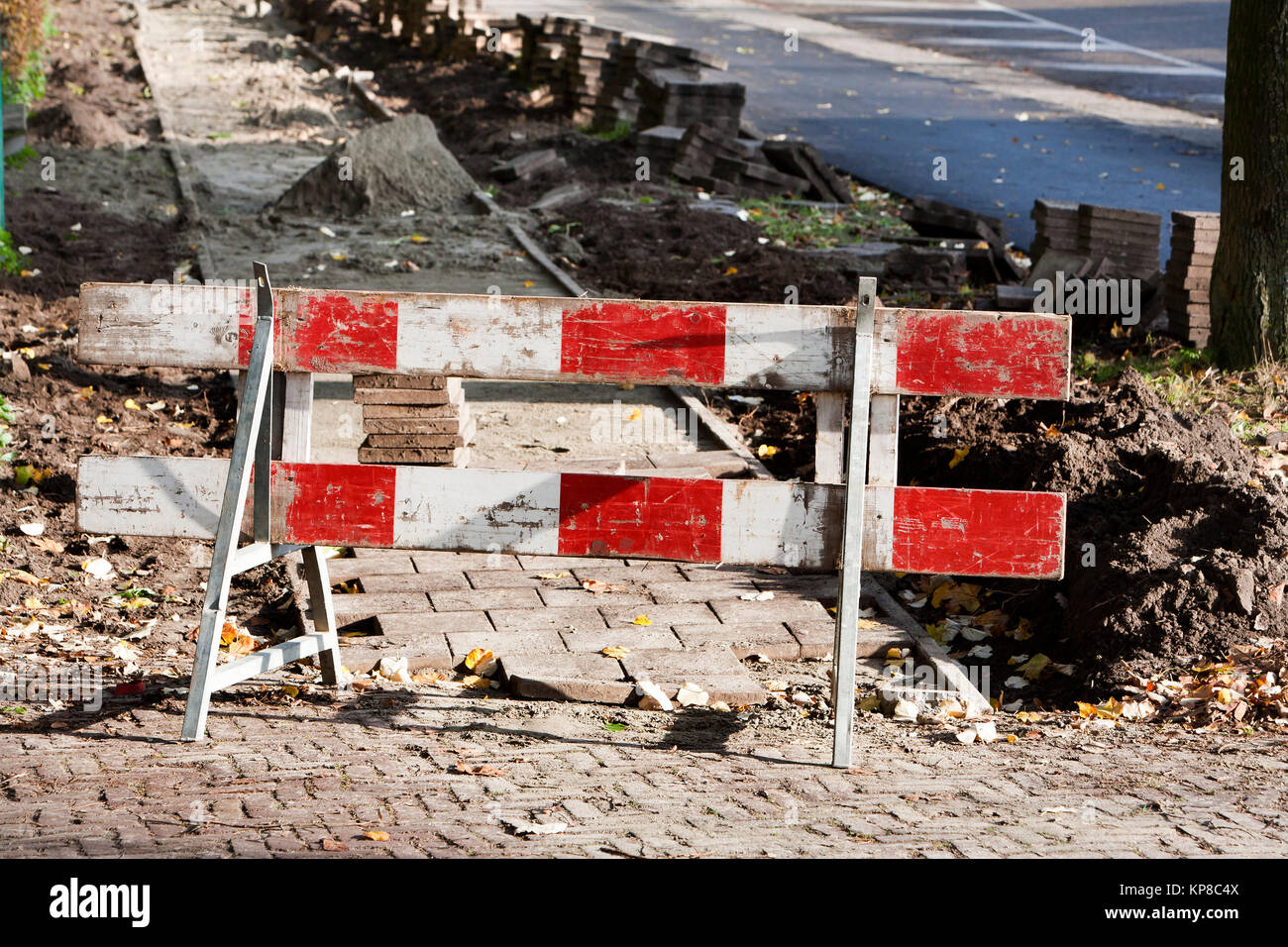 Construction barricade High Resolution Stock Photography and Images - Alamy