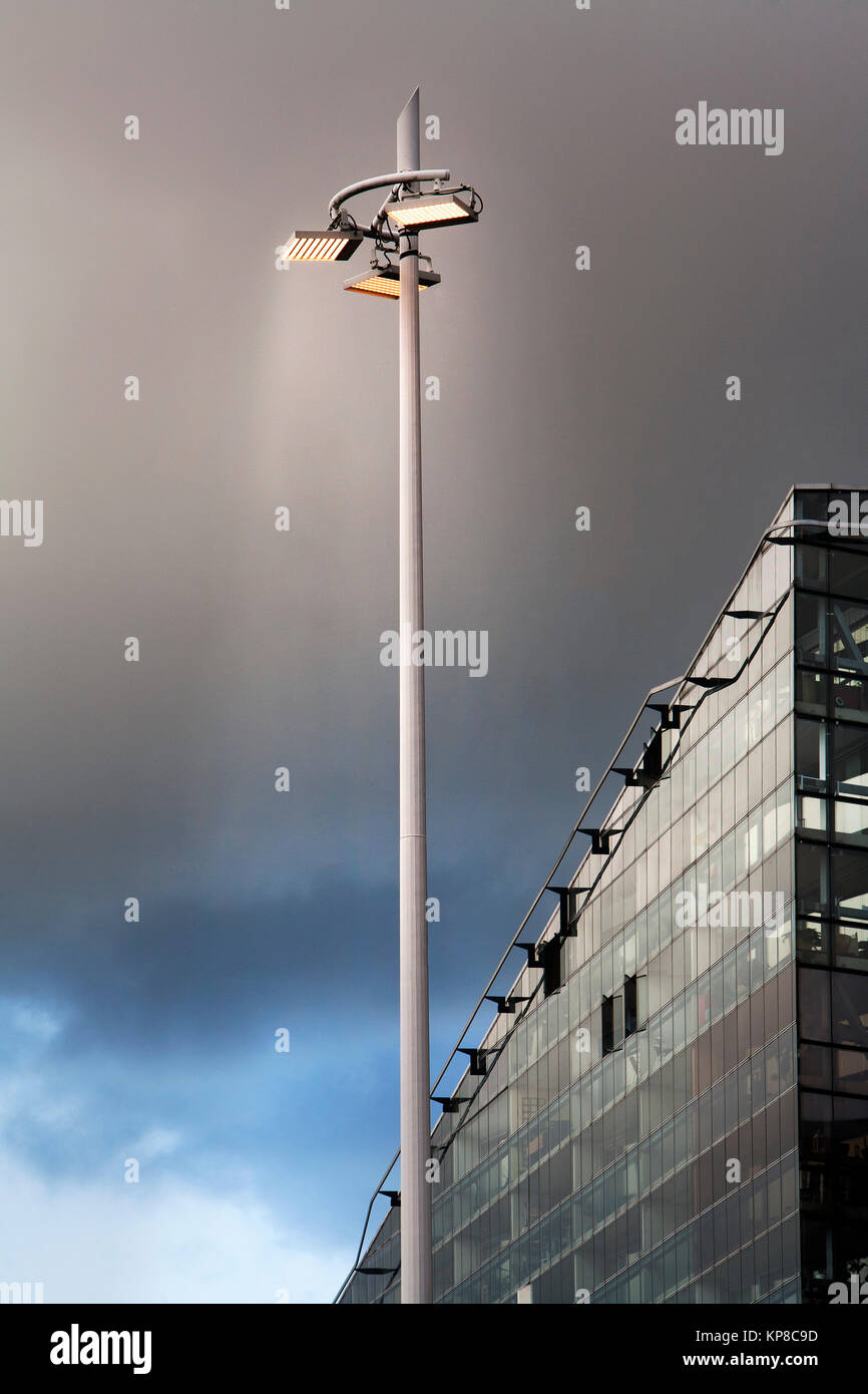Urban lamp post Stock Photo - Alamy