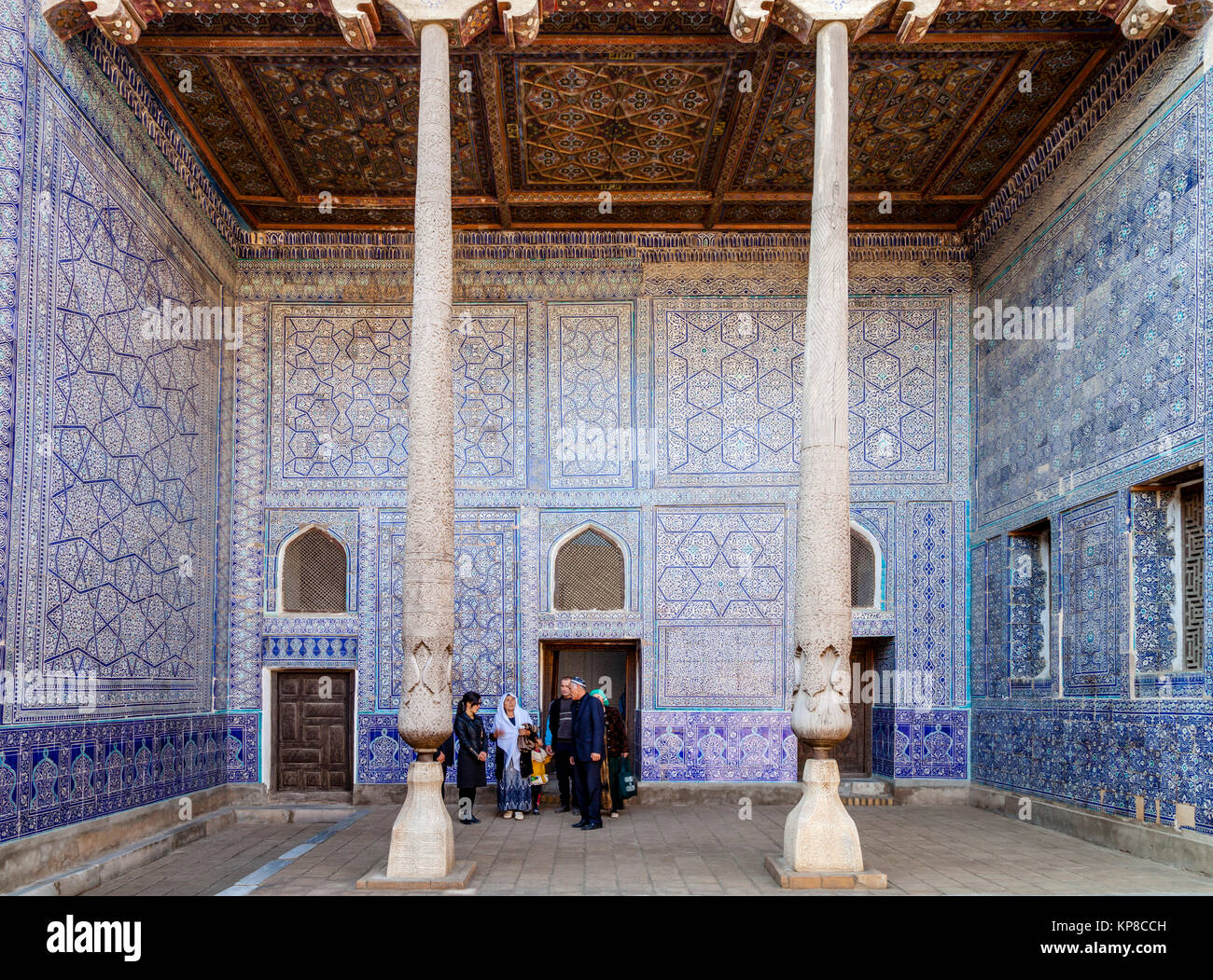 An Interior Of The Kunya Ark Fortress, Khiva, Uzbekistan Stock Photo ...