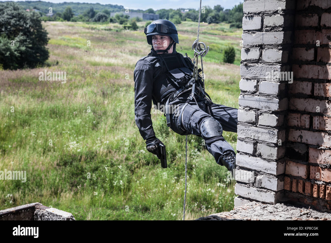 Police assault operation Stock Photo - Alamy