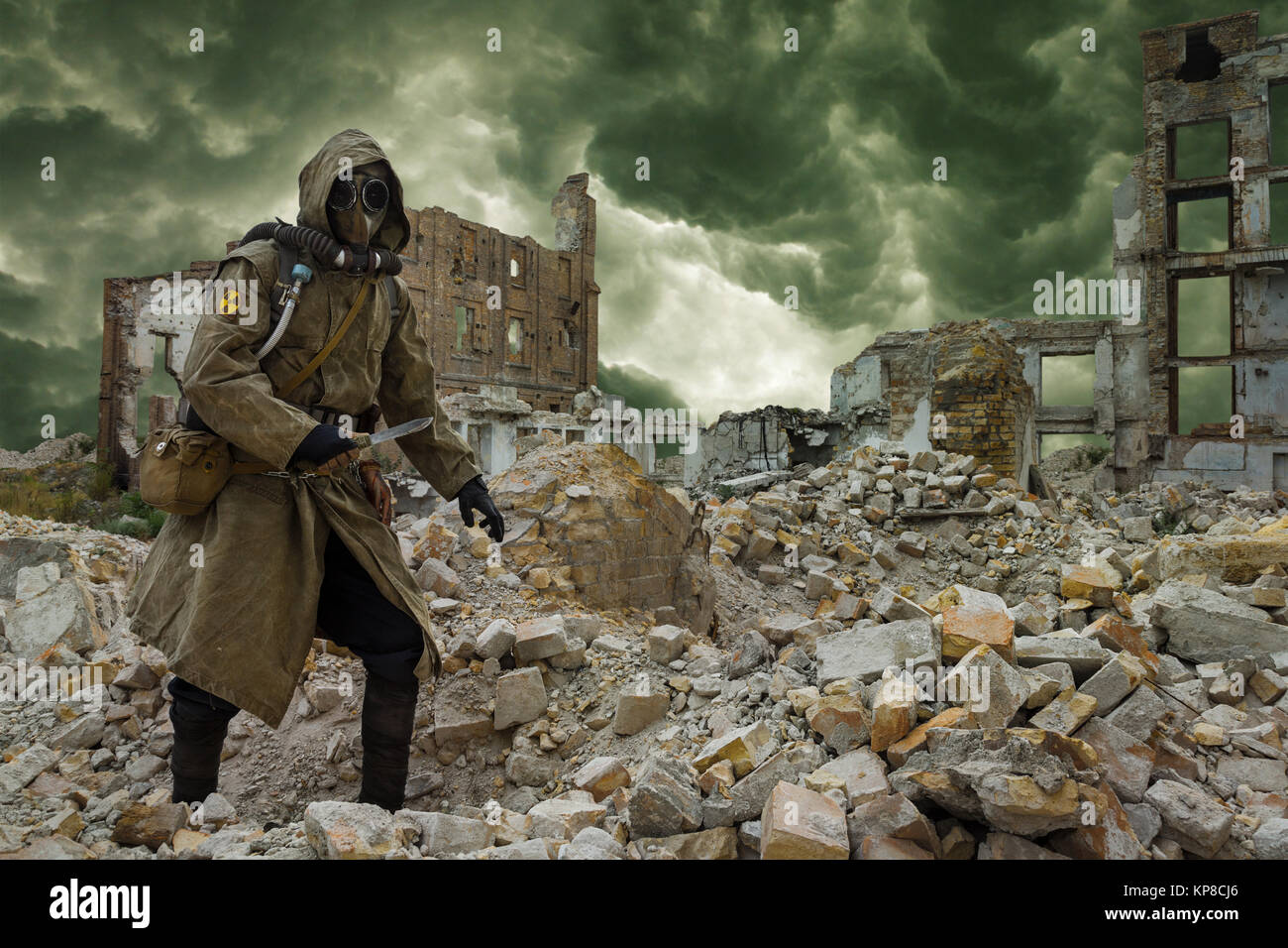 Nuclear apocalypse survivor Stock Photo - Alamy