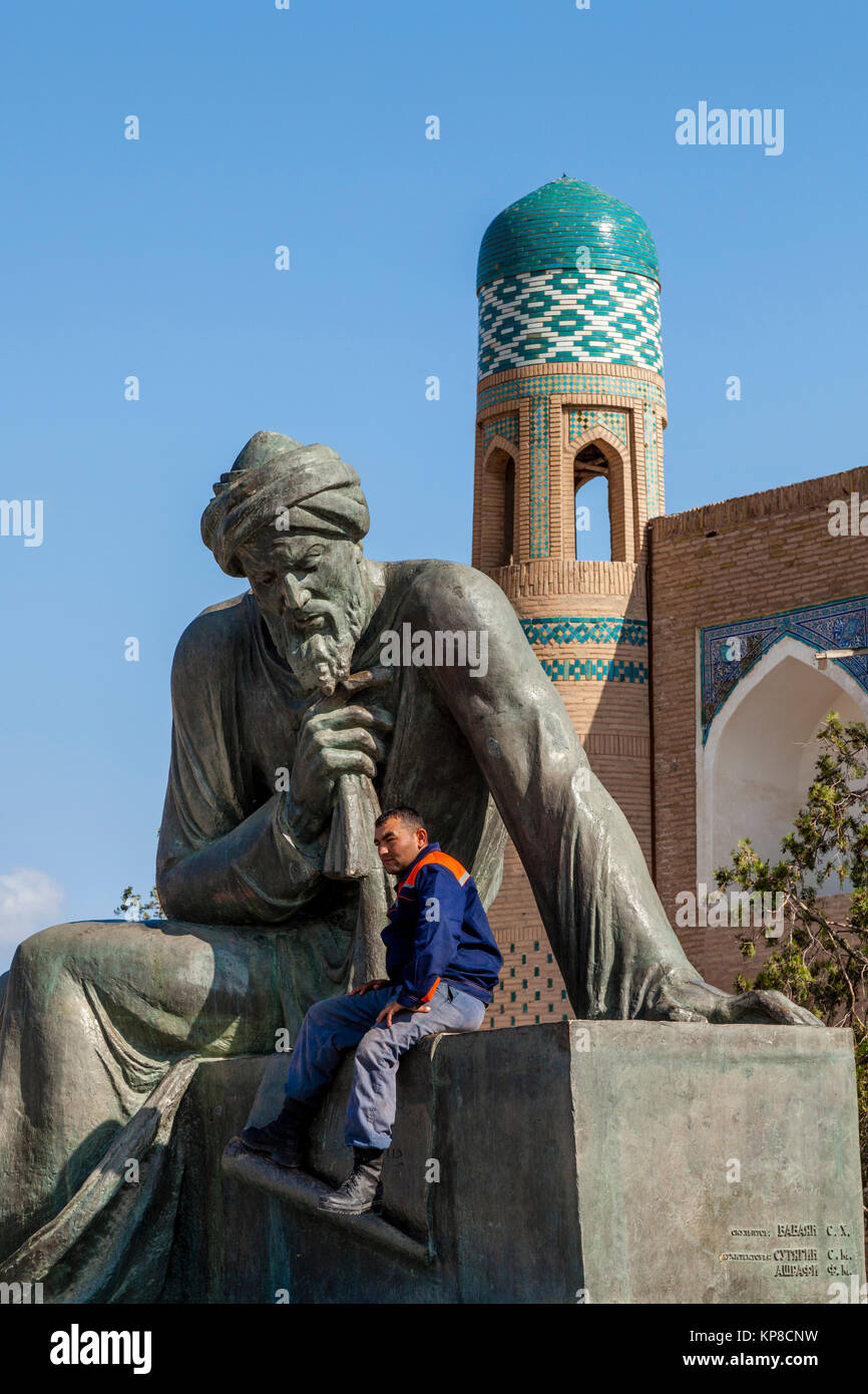 The Bronze Statue of Muhammad Ibn Musa al-Khwarizmi, A Mathematician ...
