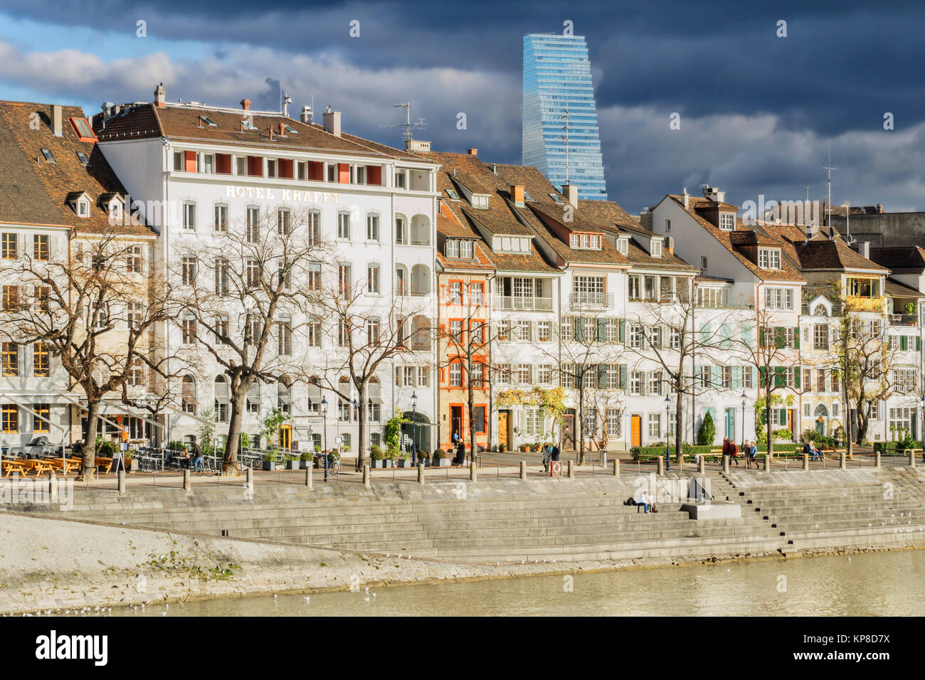 Roche Tower in Basel Stock Photo - Alamy