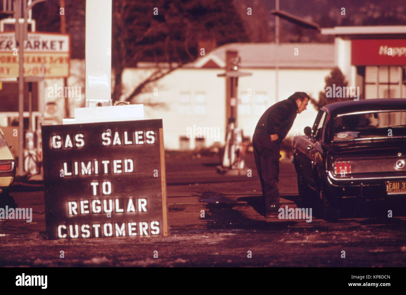 During the Fuel Crisis before Gasoline Sales Were Regulated by the ...