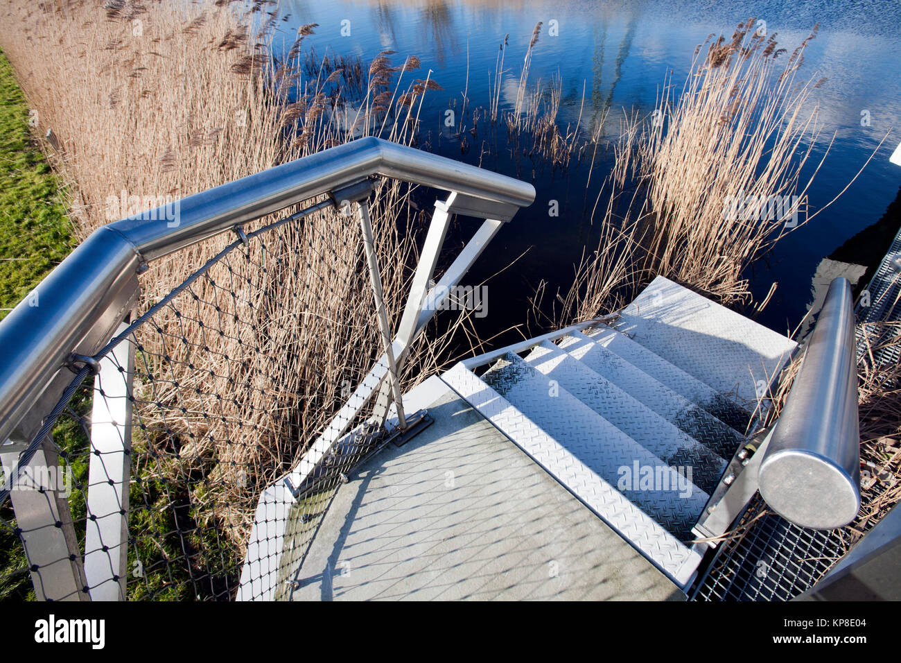 Staircase to the water Stock Photo - Alamy