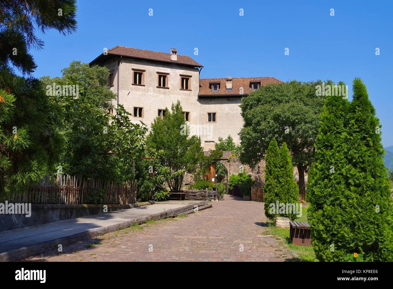 bolzano haselburg - bolzano castel flavon 02 Stock Photo - Alamy