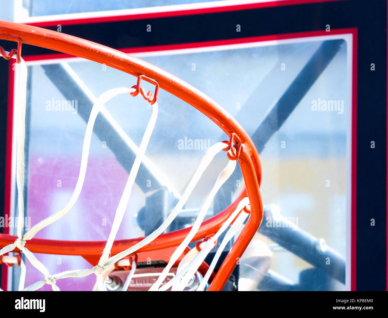 Inside of a basketball Stock Photo - Alamy