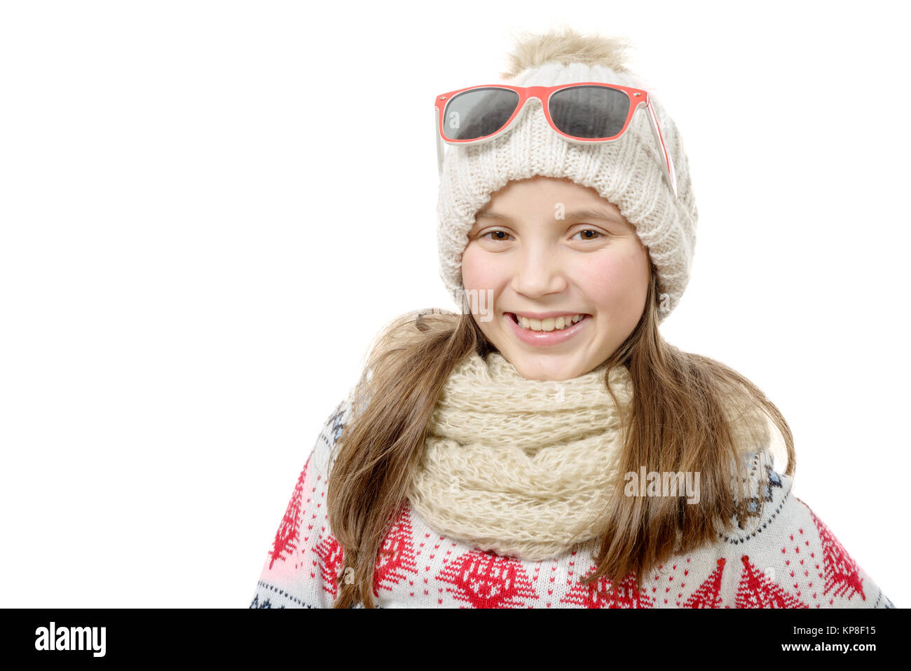 Teenage girl snowboarding hi-res stock photography and images - Alamy