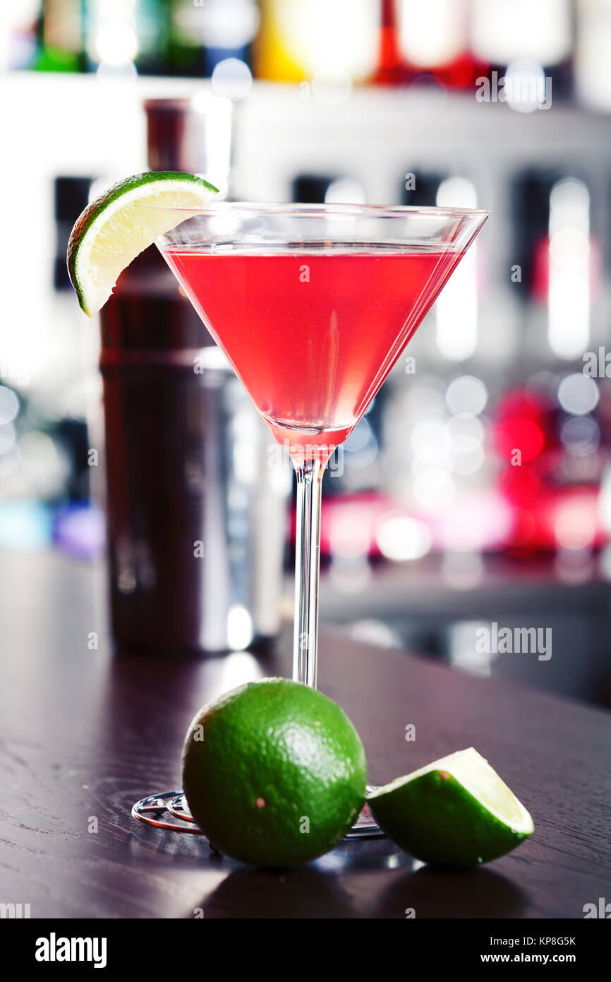 Cocktails collection - Cosmopolitan Stock Photo - Alamy