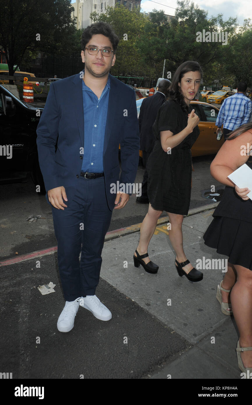 NEW YORK, NY - AUGUST 12: Matthew Shear attends the 'Mistress America ...