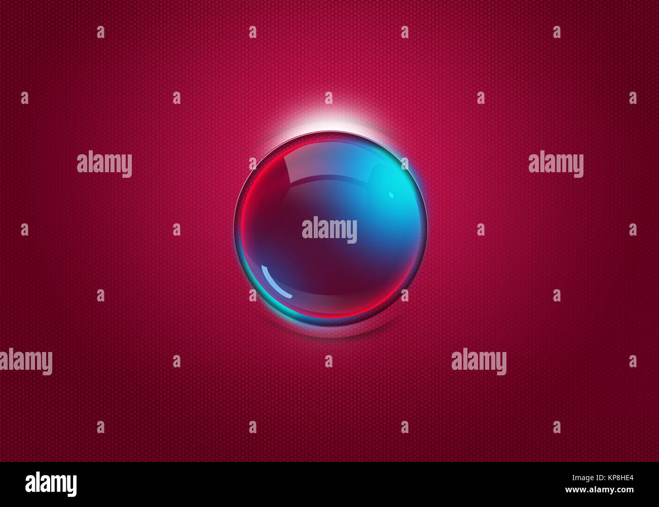 Simple colorful 3D button Stock Photo - Alamy