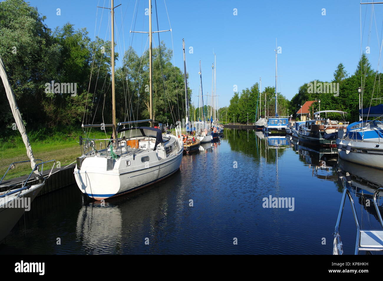 Westpommersche Segelroute, Stepnica Stock Photo - Alamy