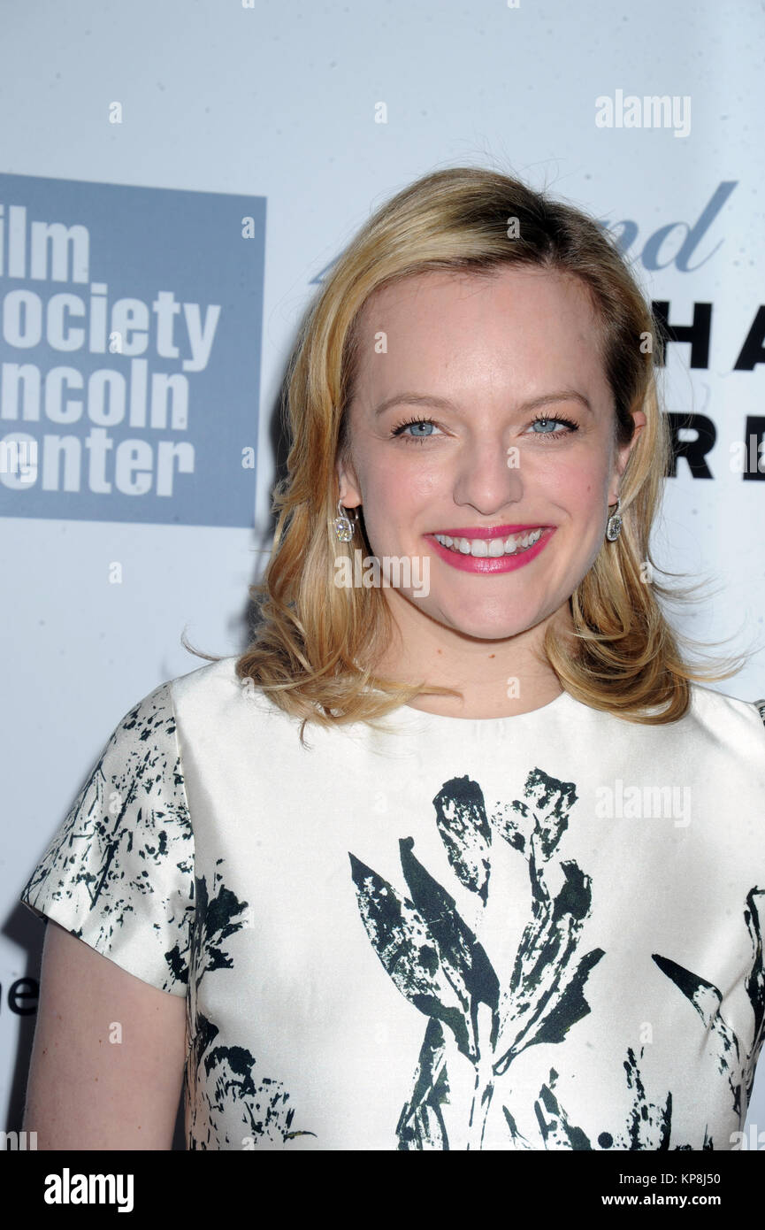 NEW YORK, NY - APRIL 27: Elisabeth Moss attends the 42nd Chaplin Award ...