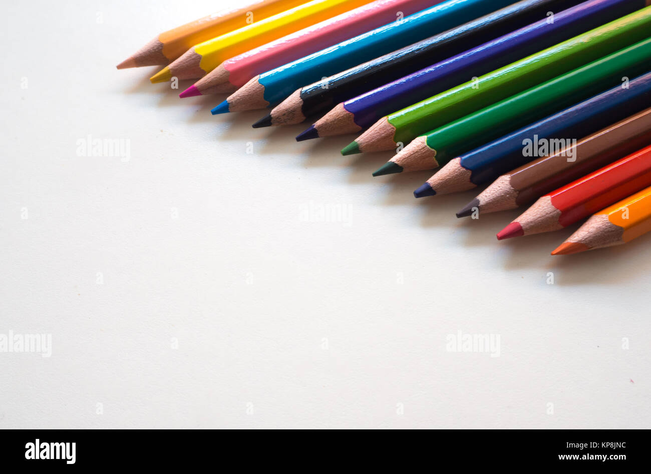 Colour pencil set hi-res stock photography and images - Alamy