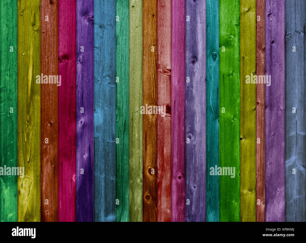 colorful wooden boards Stock Photo - Alamy