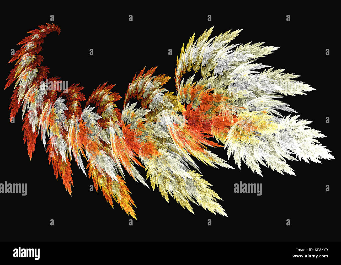 Abstract quill computer-generated image Stock Photo - Alamy