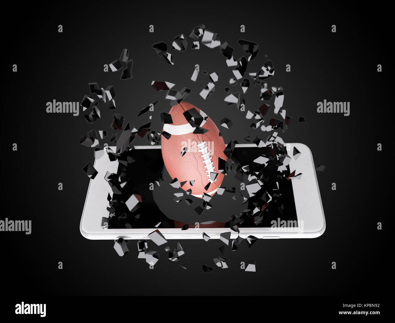 Burst football hi-res stock photography and images - Alamy