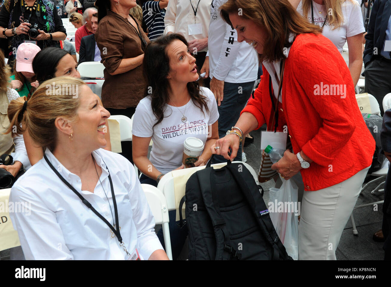 NEW YORK, NY - JUNE 19: Kristin Davis and Edie Falco attend as More ...