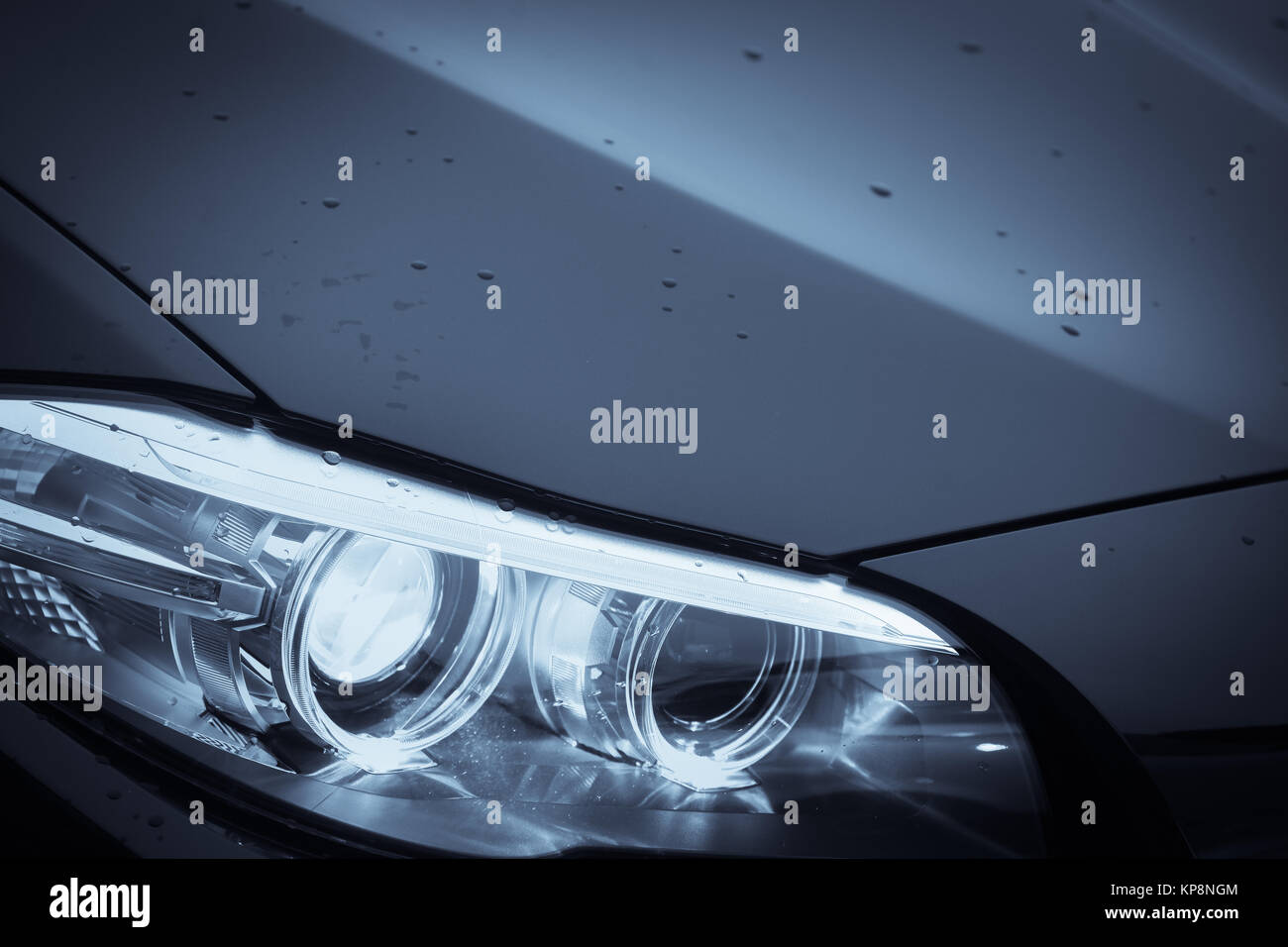 Car headlight detail Stock Photo - Alamy