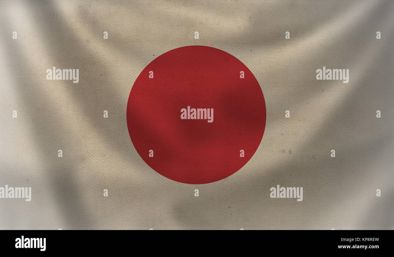 Vintage background with flag of Japan. Grunge style Stock Photo - Alamy