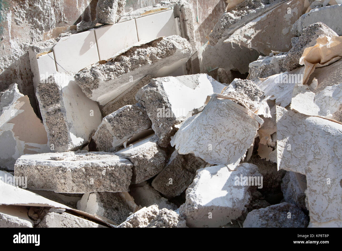 Brick rubble concrete rubble hi-res stock photography and images - Alamy