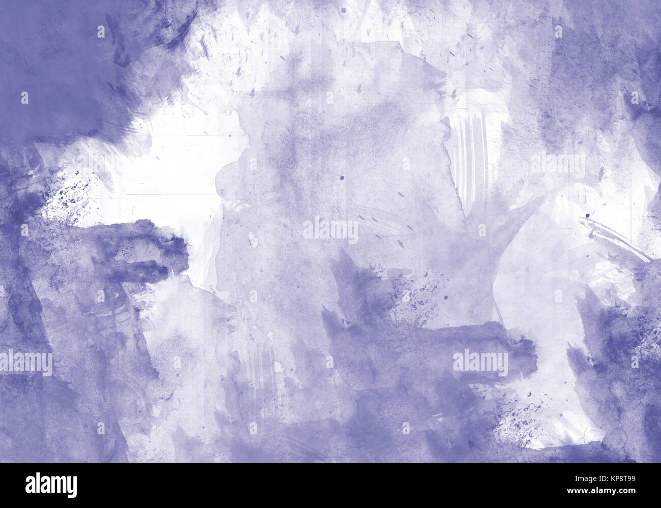 Abstract water colour brush effect Stock Photo - Alamy