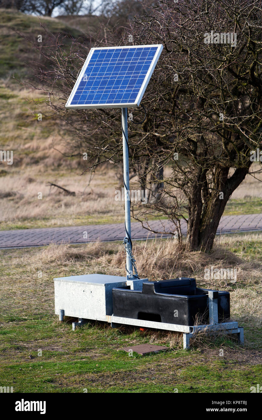 Solar energy unit Stock Photo - Alamy