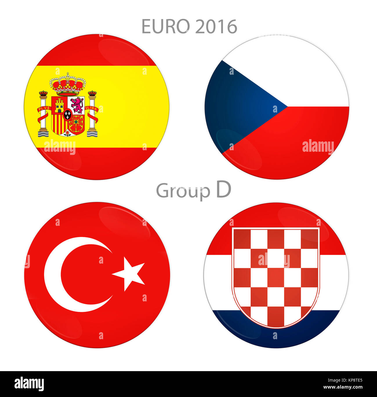 Euro cup group D Stock Photo - Alamy